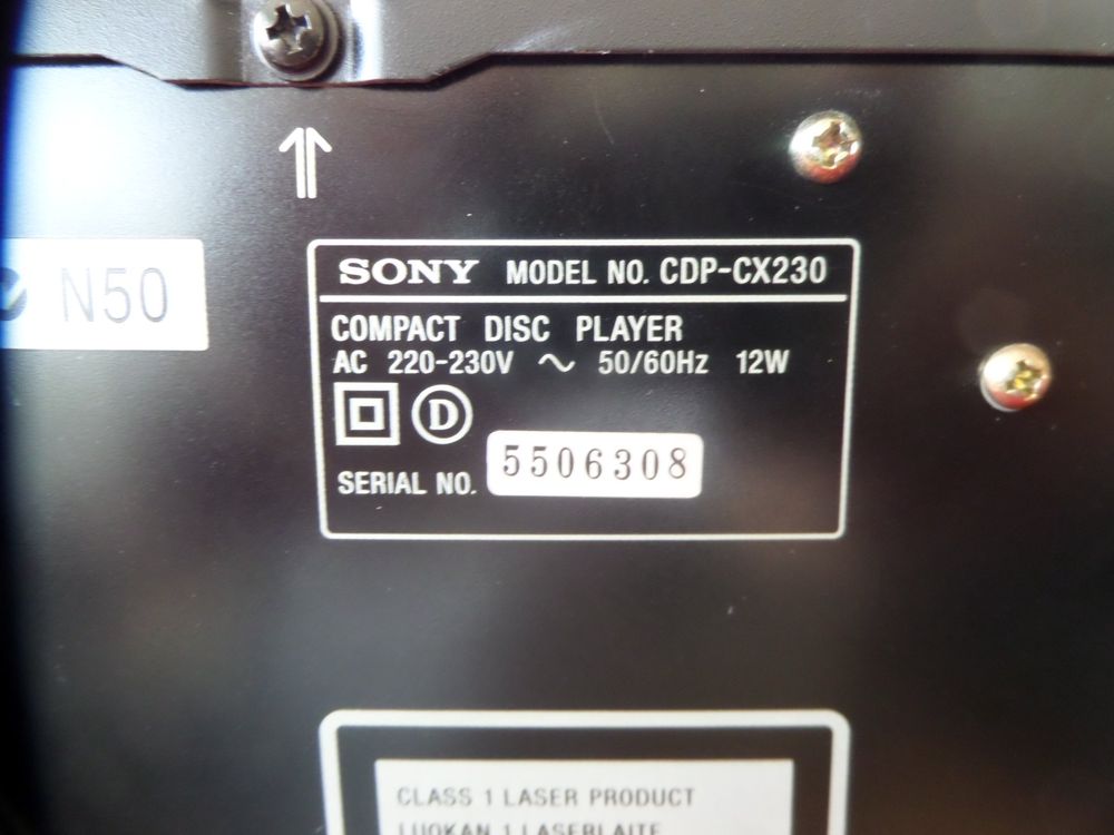 Sony CDP-CX230 CD Wechsler für 200 CD'S | Kaufen auf Ricardo