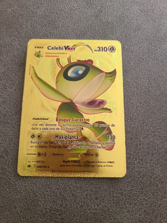 Pokémon Karte Celebi VMAX Gold Karte (Neu (gemäss Beschreibung)) in ...