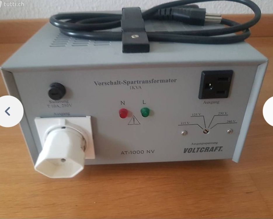 Voltcraft Vorschalt- Spartransformator (Gebraucht) in Zürich für CHF 30 ...