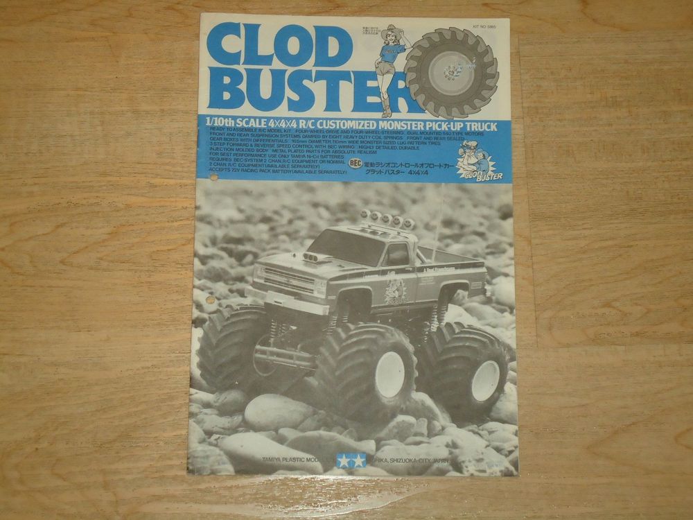 Tamiya 58065 Clod Buster Bauanleitung 1987 (Gebraucht) in Schattdorf ...