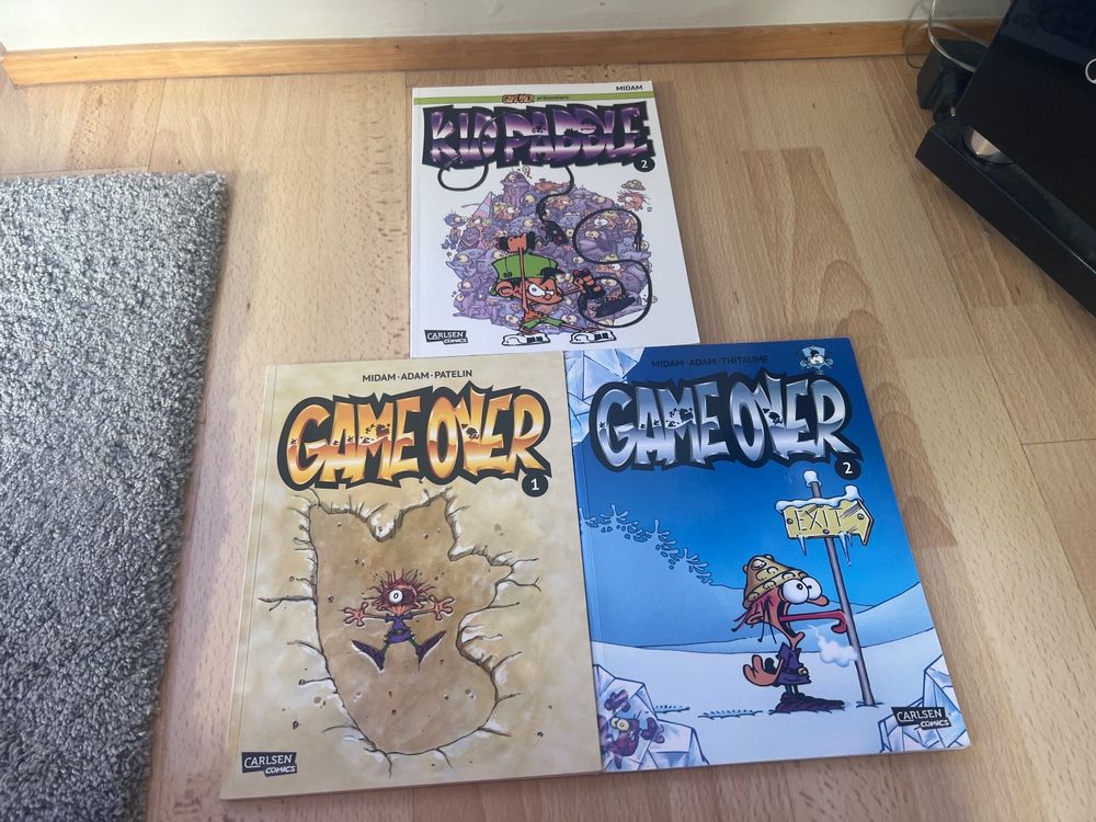 Kid Paddle & Game Over Comics 3 Stk Vergriffen | Kaufen auf Ricardo
