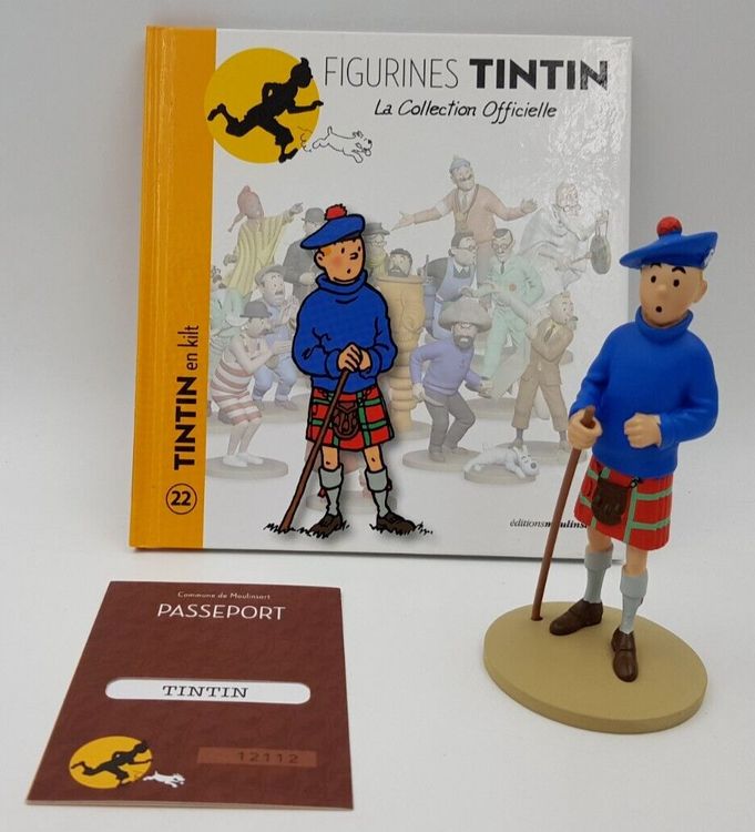 Hergé - Figurine Tintin 22 - Tintin en Kilt (Gebraucht) in St-Sulpice ...