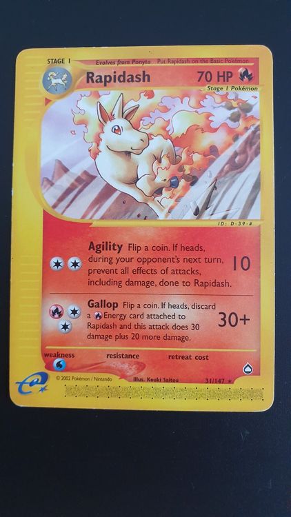 Galloppa (Rapidash) Aquapolis Set EN (Gebraucht) in Watt für CHF 3.8 ...