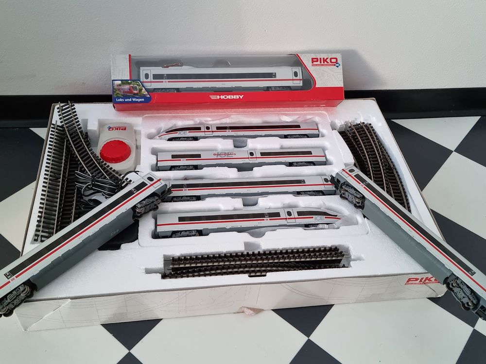 Piko DB ICE Startset mit zusatz Wagen H0. | Kaufen auf Ricardo