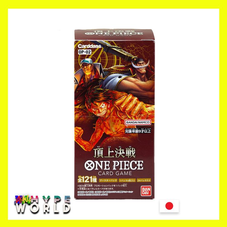 One Piece -PARAMOUNT WAR- Card Game [OP-02] Booster Box JPN (Neu und ...