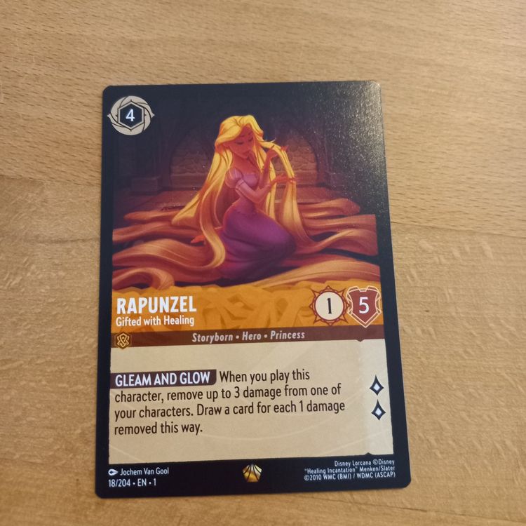 Lorcana - Rapunzel- Legendary, Disney Karte, 18/204 | Kaufen auf Ricardo