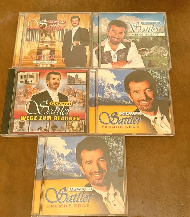 5 Oswald Sattler CDs, Volksmusik (Gebraucht) in Muttenz für CHF 5 – mit ...