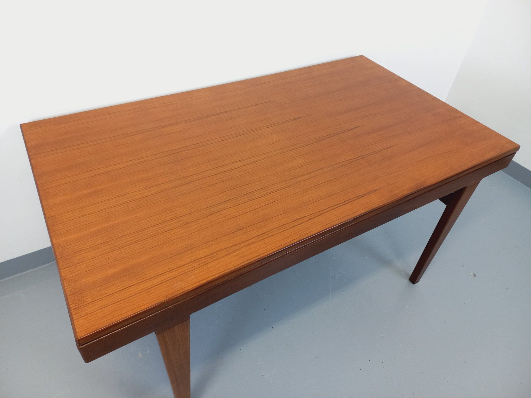 Table à manger scandinave vintage des années 50 60 en teck (Gebraucht ...