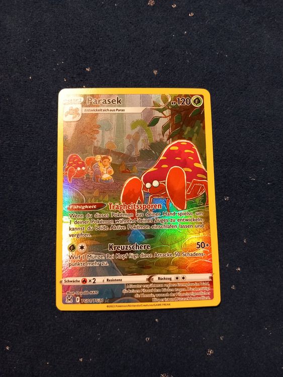 Parasek/Parasect Illustration Rare (DE) Trainer Gallery TG01 (Neu ...