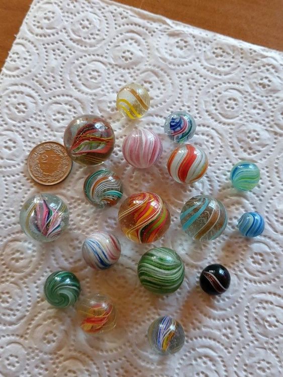 17 antike Murmeln schöne Raritäten | Kaufen auf Ricardo