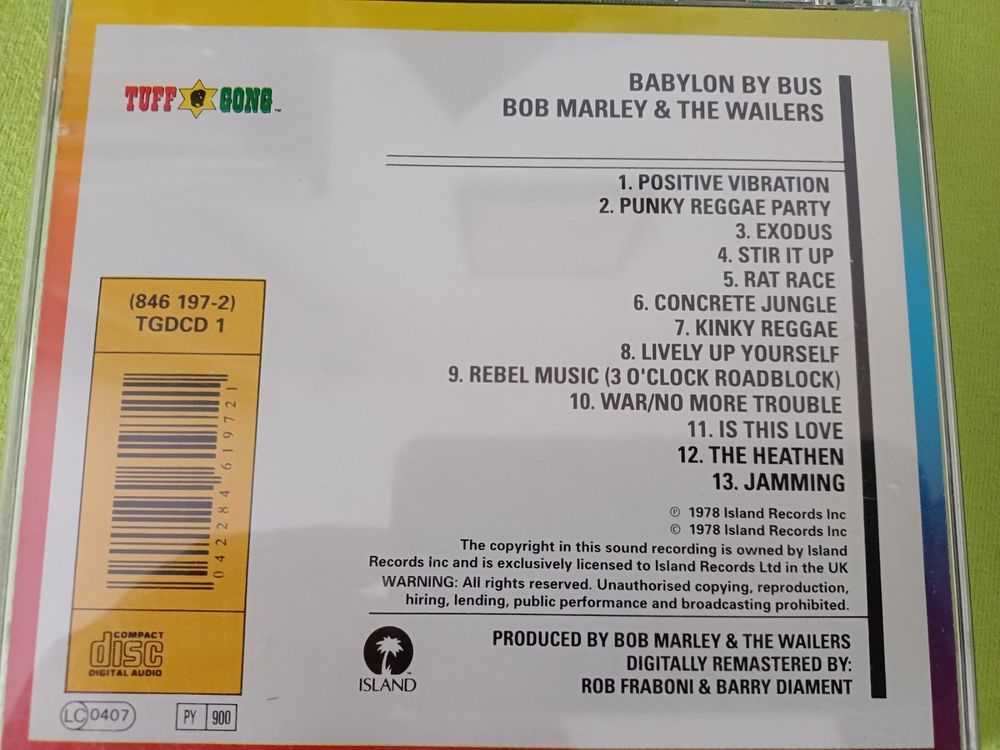 CD Bob Marley Babylon By Bus | Kaufen auf Ricardo