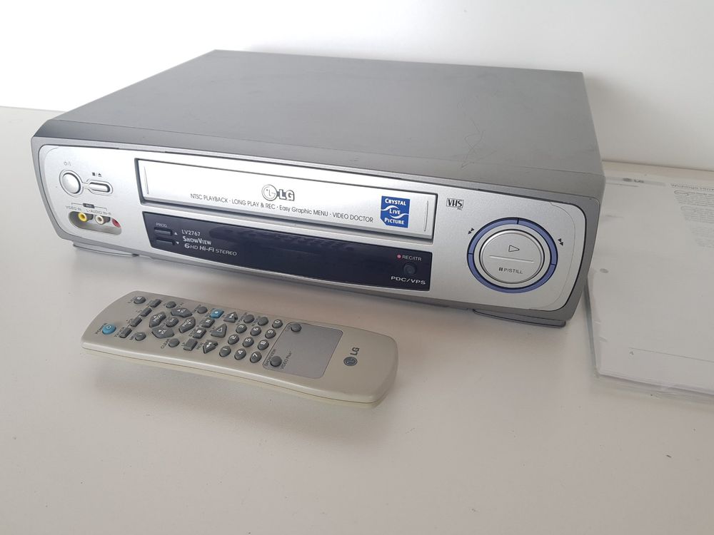 LG VHS Videorecorder Crystal Live Picture LV-2767 Hi-Fi (Gebraucht) in ...