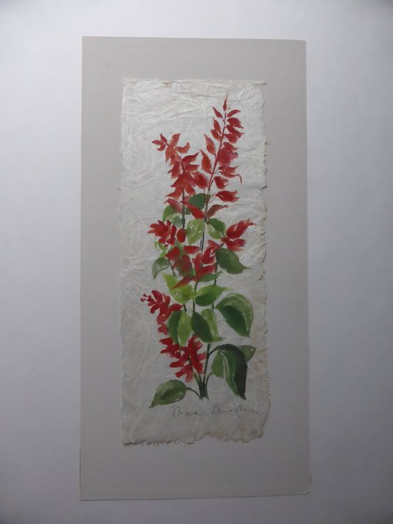 Thea Schneiders - Blumen-Aquarell handsigniert (Gebraucht) in Brunnadern für CHF 10 – mit ...