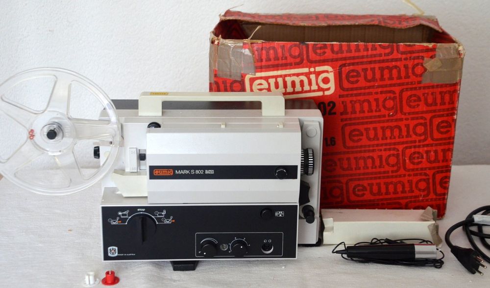 Filmprojektor +Zubehör EUMIG S 802 Super8 projecteur de film (Gebraucht) in Collonges für CHF ...