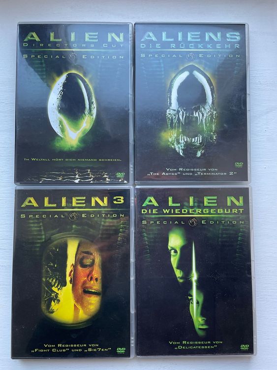Alien - 4 DVD - Special Editions (total 8 Discs) (Gebraucht) in Zürich ...