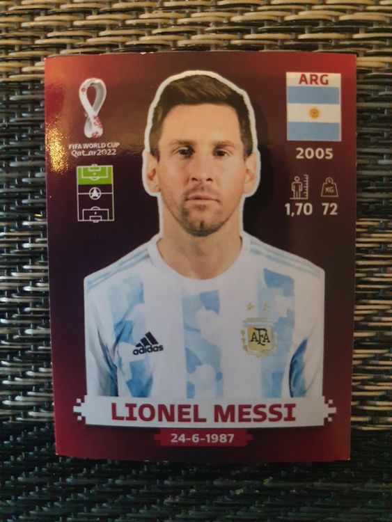 Panini Messi WM 2022 (Gebraucht) in Moosseedorf für CHF 8 – mit ...