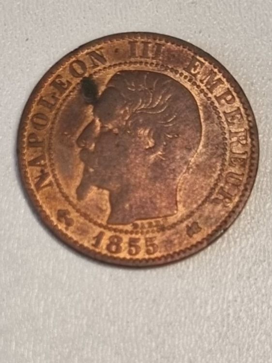 France : 5 ct 1855 K - Erhaltung ! | Kaufen auf Ricardo