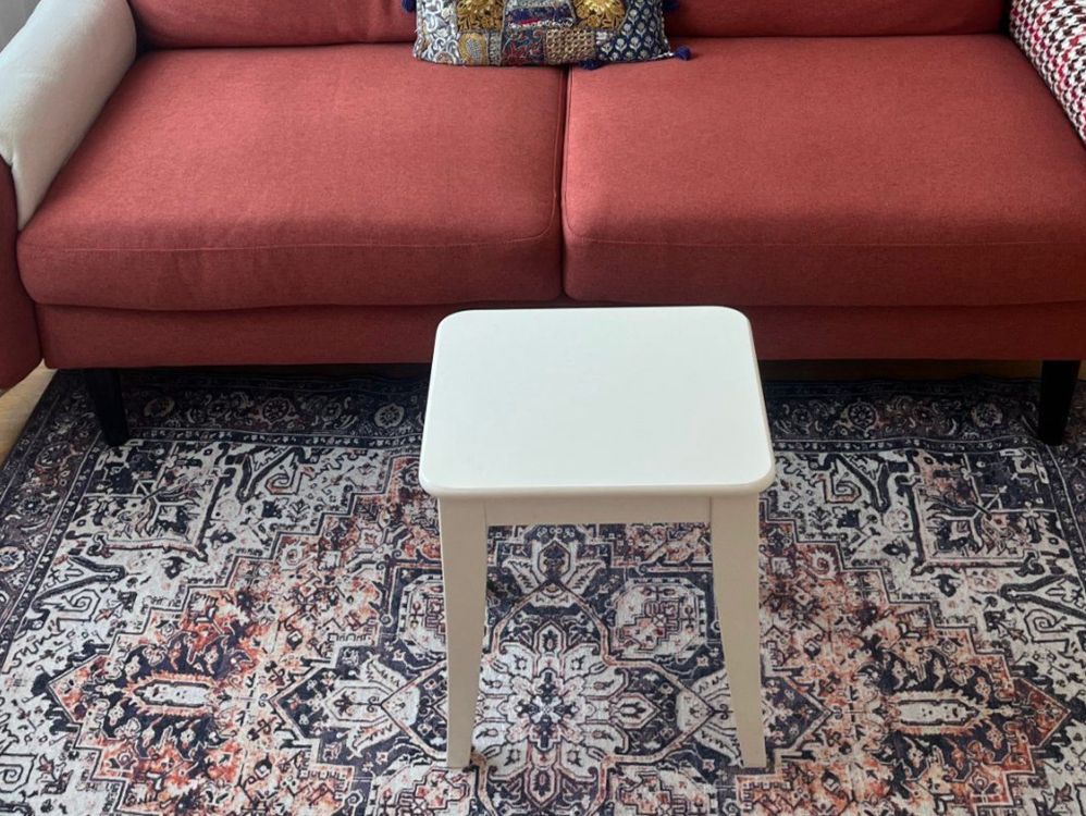 Ikea INGOLF white Stool or coffee table | Kaufen auf Ricardo