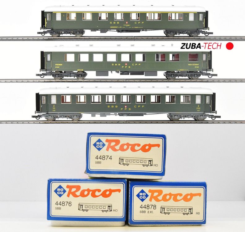3x Roco Stahlwagen der SBB H0 GS mit OVP | Kaufen auf Ricardo