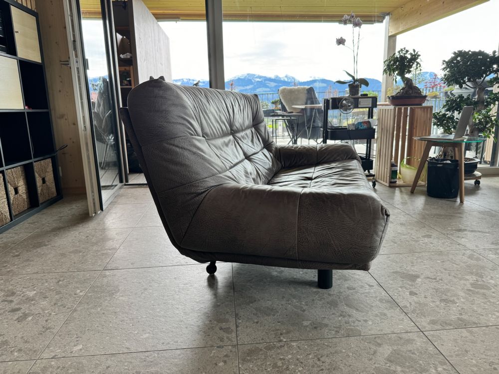 Rolf Benz Vintage Leder 2er Sofa (Gebraucht) in Wettswil für CHF 1 – nur Abholung auf Ricardo kaufen