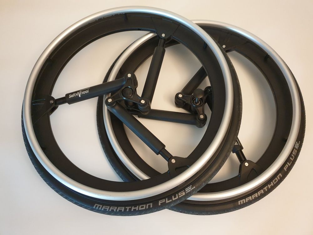Rollstuhlräder "Soft Wheels" ® (Gebraucht) in Neerach für CHF 420 – mit ...