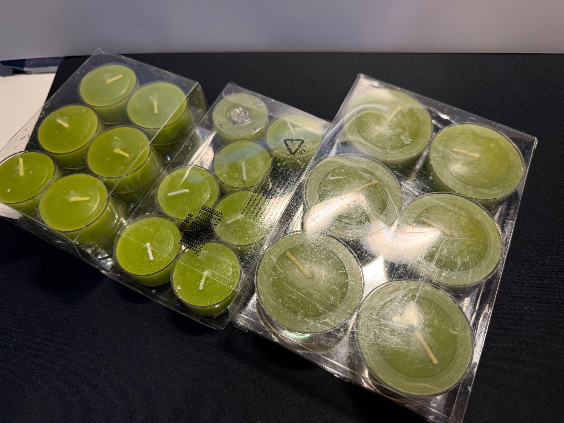 25 Teelichter Grün, 3 Packungen, Neu, Stimmungsvoll! (Neu und ...