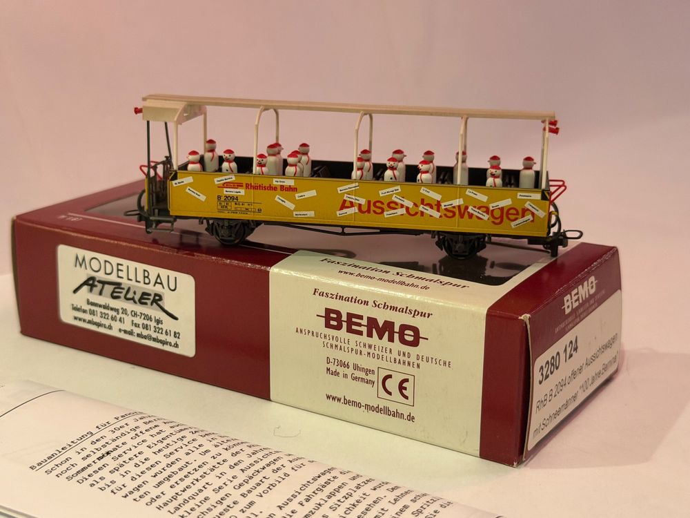 PIROVINO BEMO 3280 100 H0m: RhB B2 2094 100 Jahre Bernina (Neu und originalverpackt) in Hünibach ...