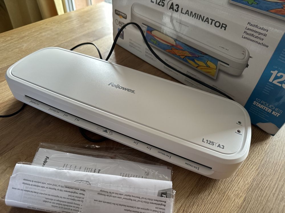 A3 Laminiergerät Fellowes L125, neuwertig | Kaufen auf Ricardo