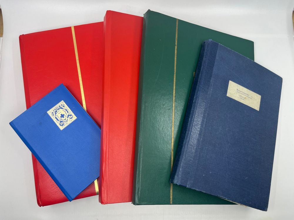 b040) Lot Briefmarken ink. Album 5 stk | Kaufen auf Ricardo