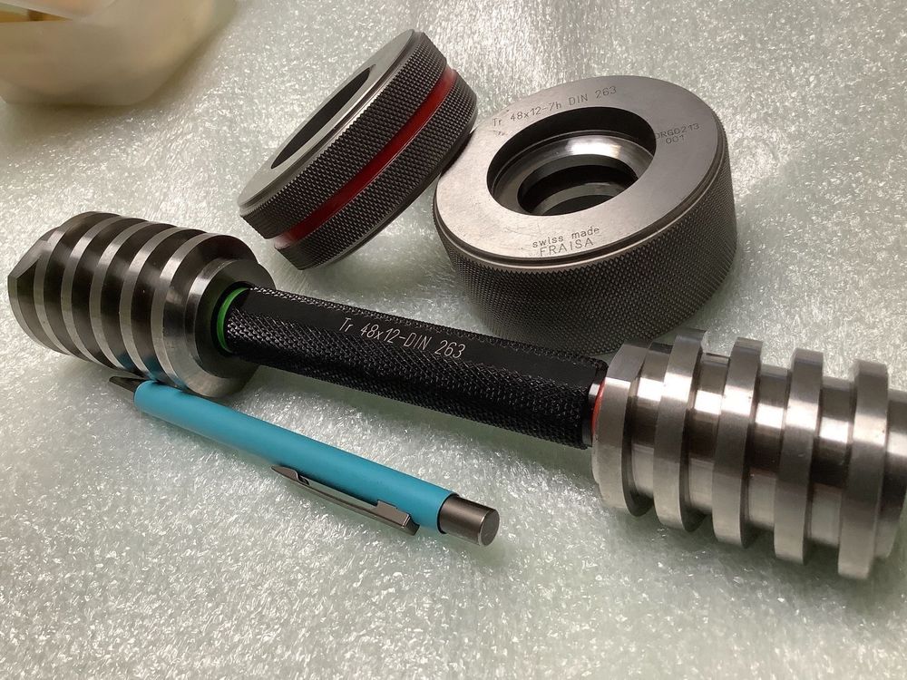 Set TR 48x12 Trapez-Gewindelehren FRAISA (Neu (gemäss Beschreibung)) in Widnau für CHF 422 – mit ...