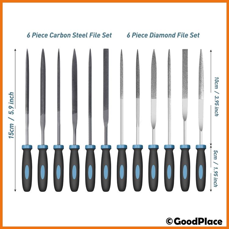 Diamant Nadelfeilen Set, 12tlg - Mini Feilen | Kaufen auf Ricardo