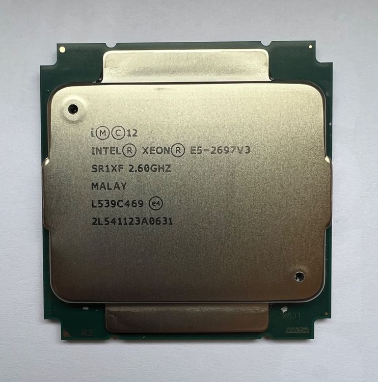 Intel Xeon CPU E5-2697 v3 35M Cache, 2.60 GHz FCLGA2011 (Gebraucht) in ...