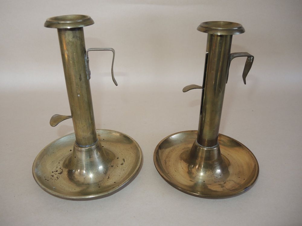 Schiebe Leuchter Biedermeier Messing Kerzen Ständer Halter (Gebraucht) in Rorschach für CHF 60 ...