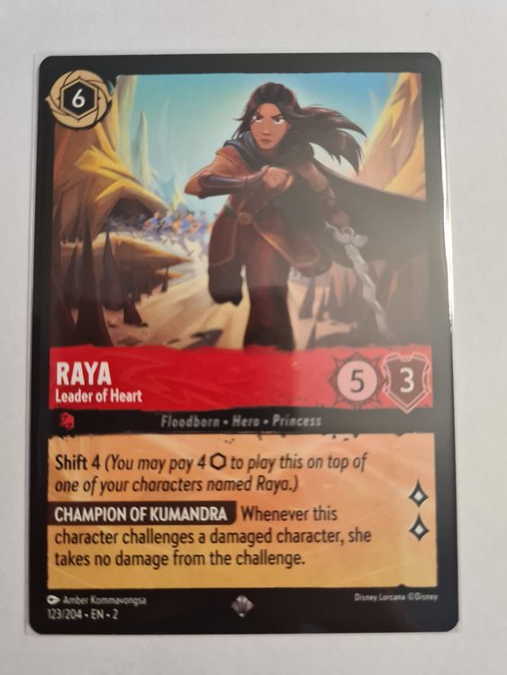 Lorcana, Raya - Leader of Heart, 123/204-EN-2 | Kaufen auf Ricardo