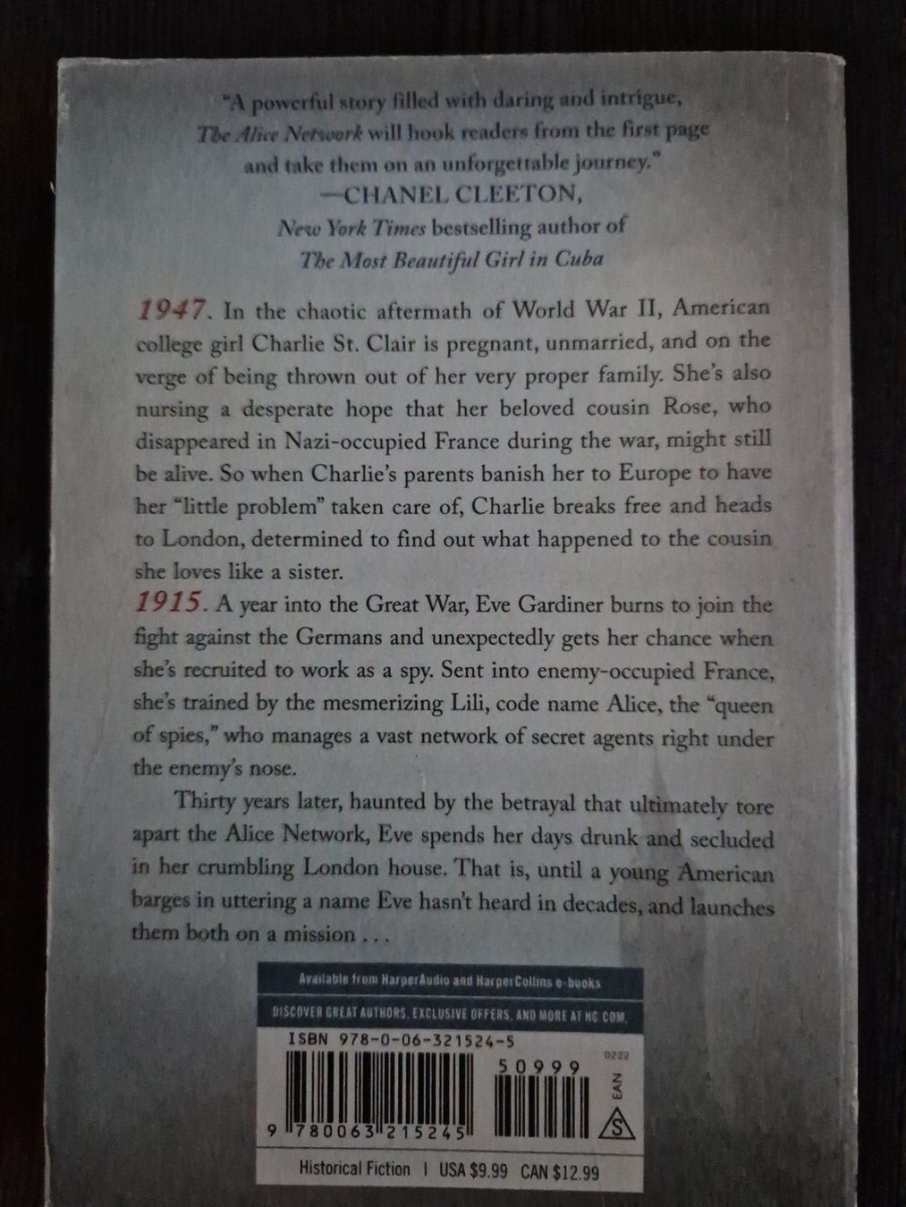 "The Alice Network" von Kate Quinn Historical Novel (Gebraucht) in ...