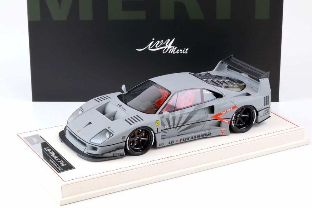 IVY Merit Ferrari F40 LB Works Fighter Grey 1:18 Limited 69 | Kaufen auf Ricardo