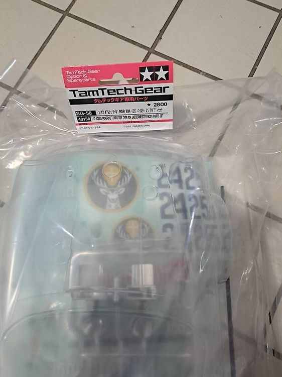 Tamiya Tamtech Porsche 934 Jäger Body Set (Neu und originalverpackt) in ...