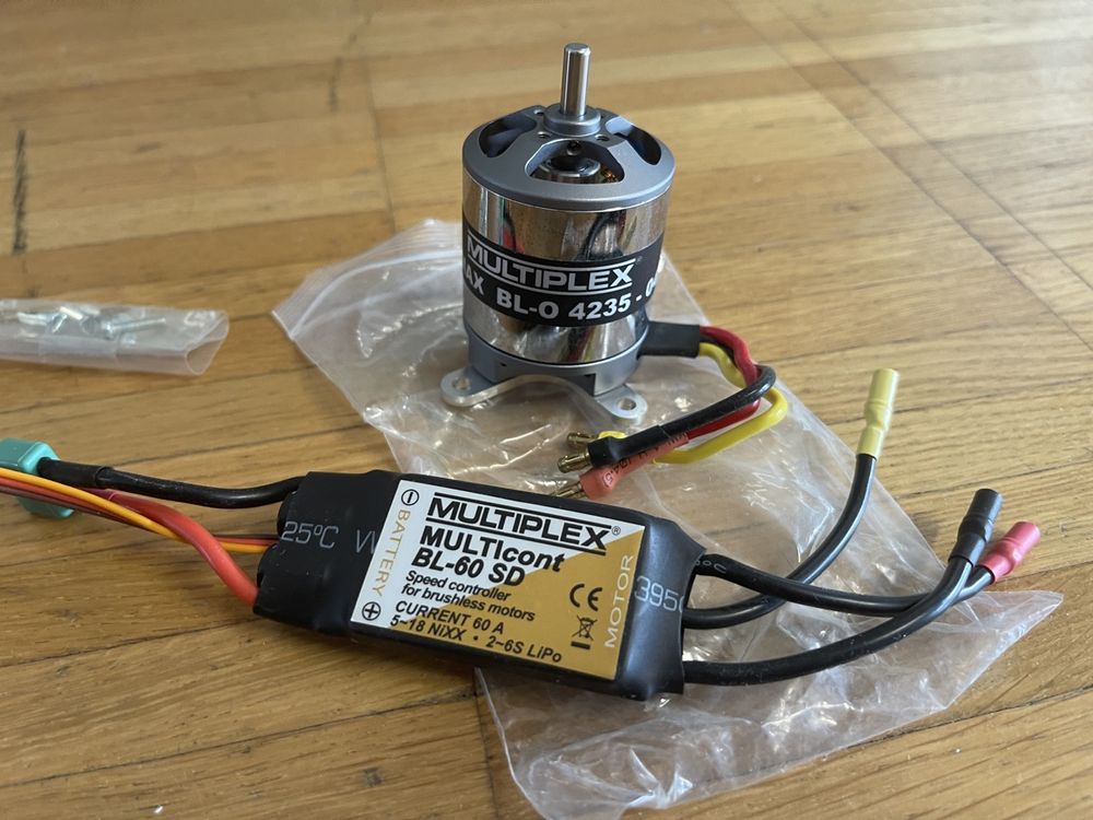 NEU Multiplex Permax 4235 480 kv u Brushless Regler BL-60 (Neu (gemäss Beschreibung)) in ...
