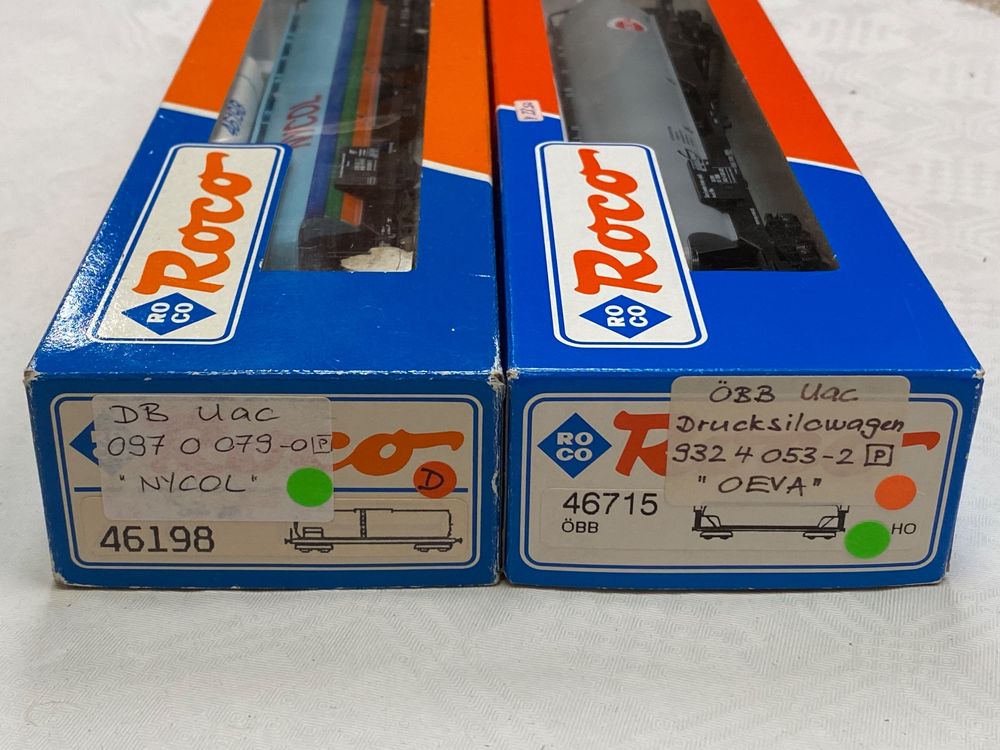 2 x Roco (H0 GS) DB/ÖBB vierachsige Drucksilowagen Uacs | Kaufen auf ... 2 x Roco (H0 GS) DB/ÖBB vierachsige Drucksilowagen Uacs | Kaufen auf ...
