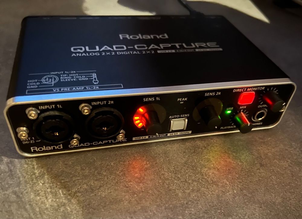 Roland Quad-Capture Midi-Audio USB Interface (Neu (gemäss Beschreibung ...