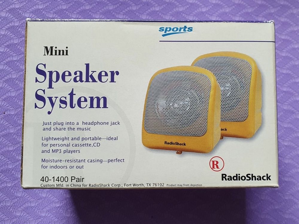 Mini Speaker System Radio Shack (D'occasion) à Loveresse pour CHF 1 ...