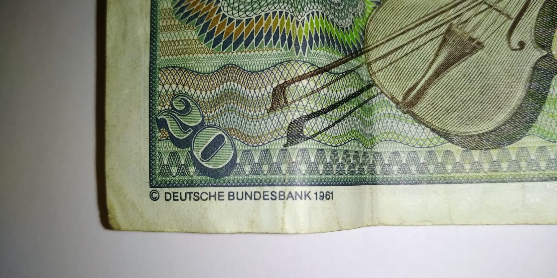 Billet de collection rare: 20 Deutsche Mark de 1980 ! (Gebraucht) in ...