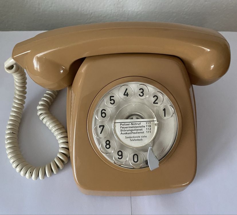 Schone Retro Telefon Schnurlos Mit Wahlscheibe Bild