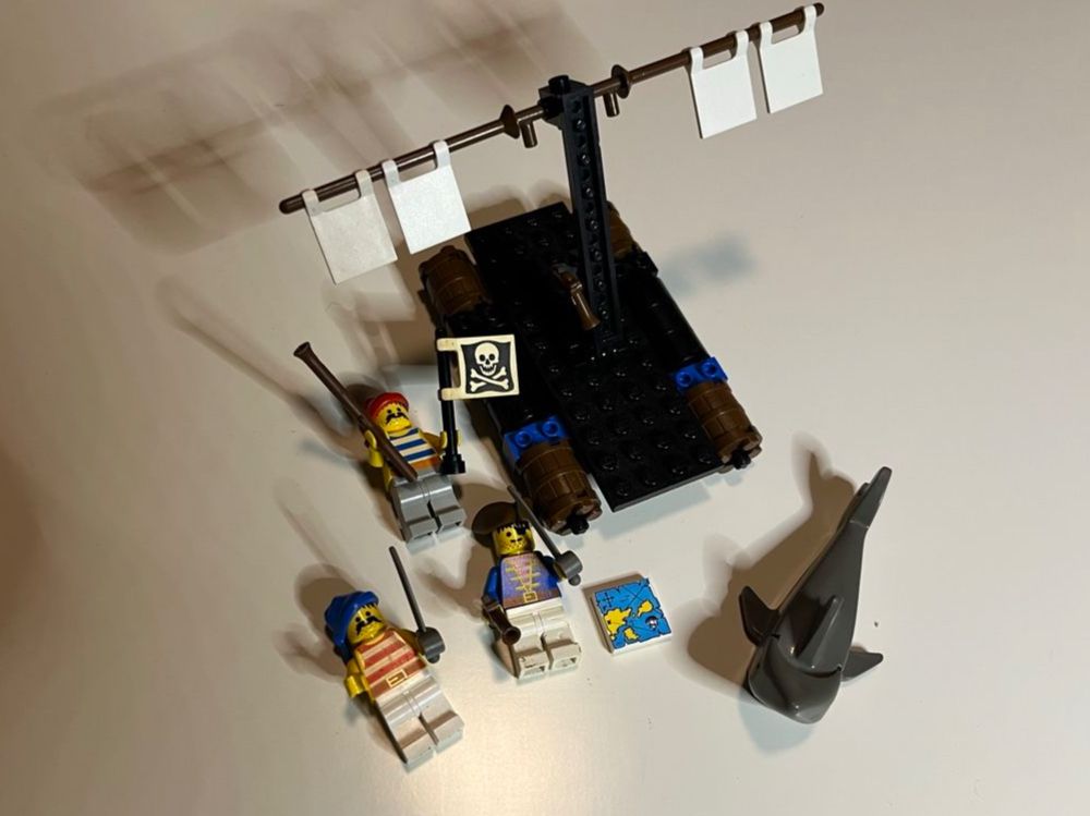 Lego Set 6257 Castaway`s Raft von 1989 Piratenfloss (Gebraucht) in ...