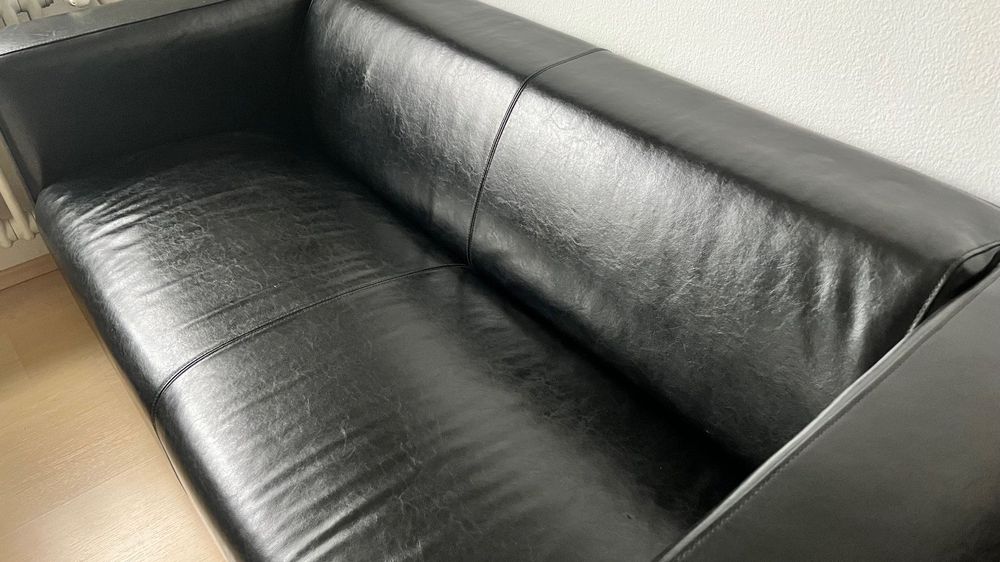 Klippan 2er Echtledersofa IKEA | Kaufen auf Ricardo