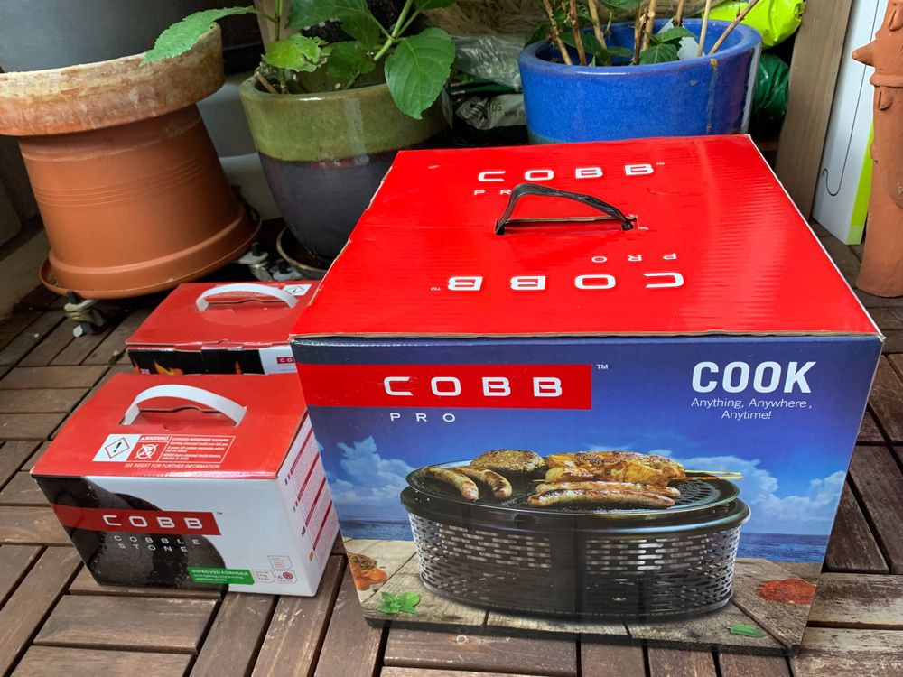 COBB Pro Cook Grill inkl 2 x Cobble Stones (12 Stück)NEU OVP (Neu und ...
