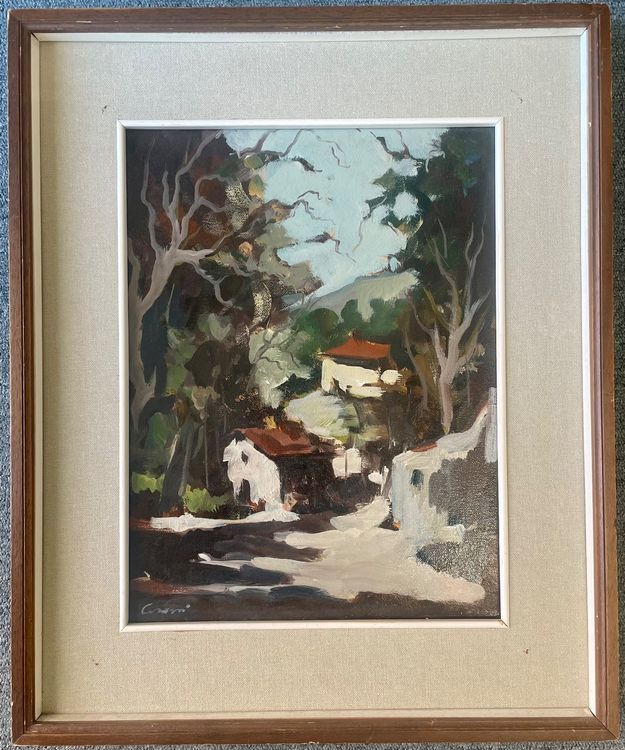 Landschaft Gemälde unleserlich signiert | Kaufen auf Ricardo