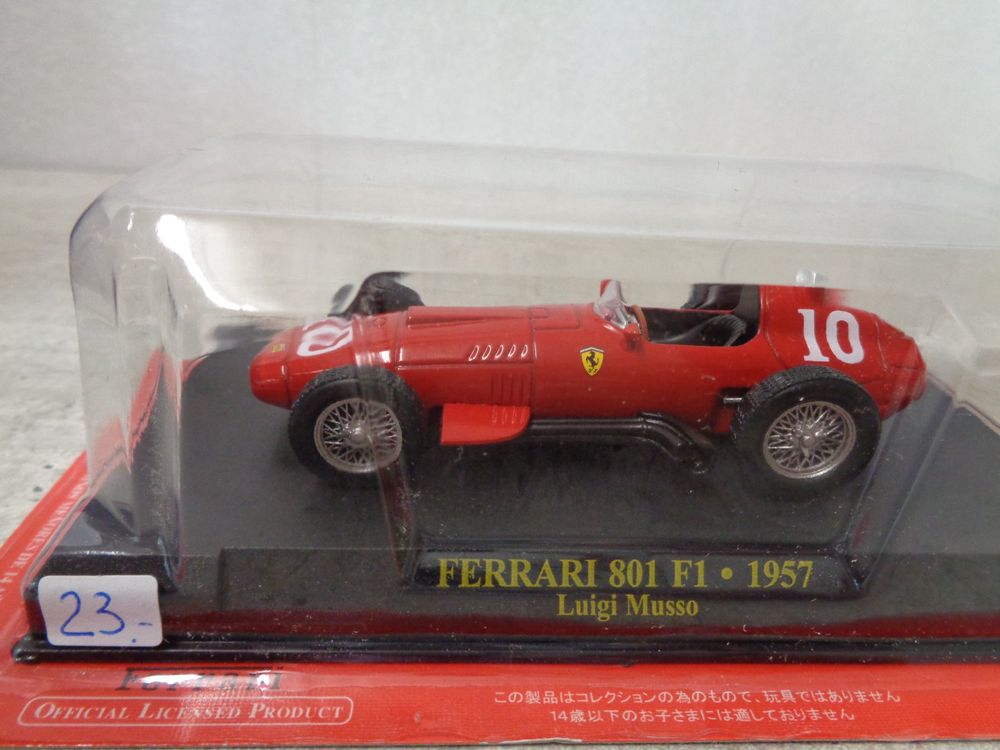 1:43 Altaya Formule 1 Formel 1 Ferrari 801 F1 1957 L. Musso (Neu und ...