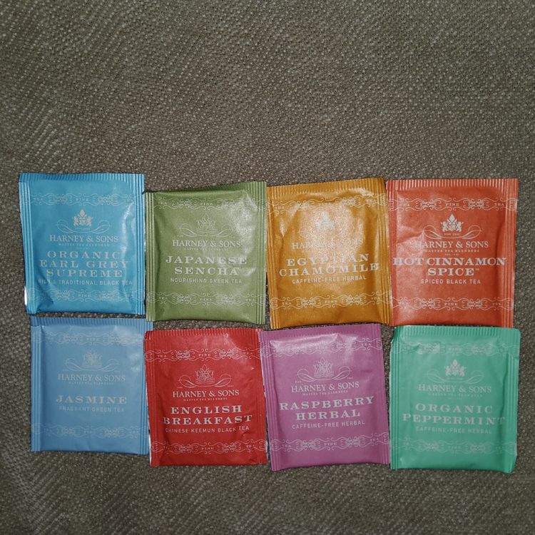 Harney & Sons Teeset, 8 verschiedene Sorten, Probier-Set tee (Neu und ...