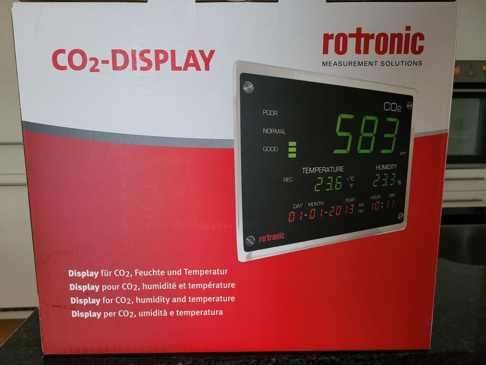 CO2 Display Messgerät Rotronic (Neu und originalverpackt) in für CHF 90 – mit Lieferung auf ...